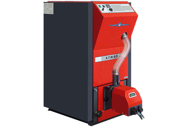 New compact automatic D25PX pellet boiler - ATMOS