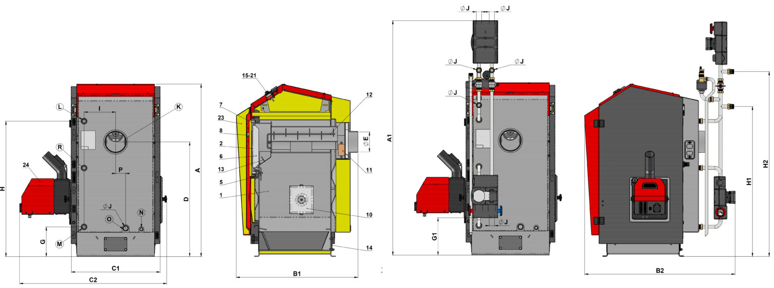 Automatické kotle na pelety - ATMOS
