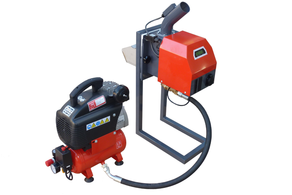 Pneumatic cleaning of the pellet burner - ATMOS