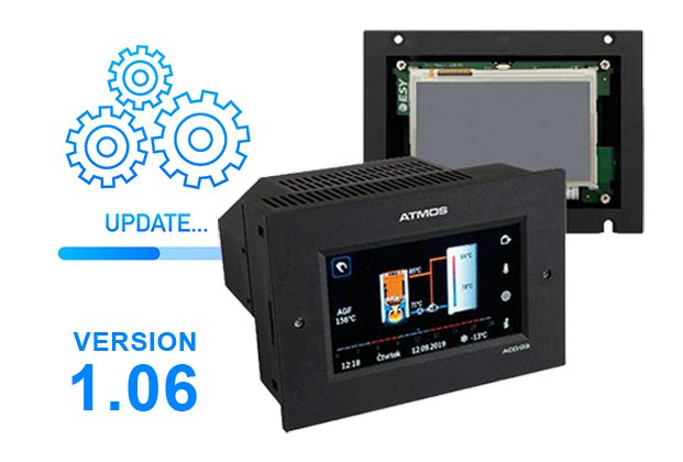 Nová verze software pro ekvitermní regulaci ATMOS ACD 03 (04) a pokojové jednotky ARU10 a ARU30 ...